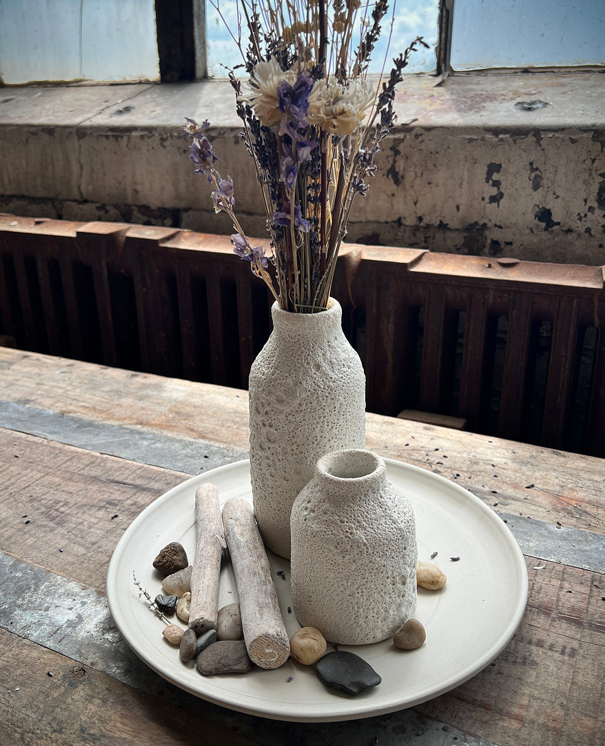 Crater Vase Collection – Gina DeSantis Ceramics